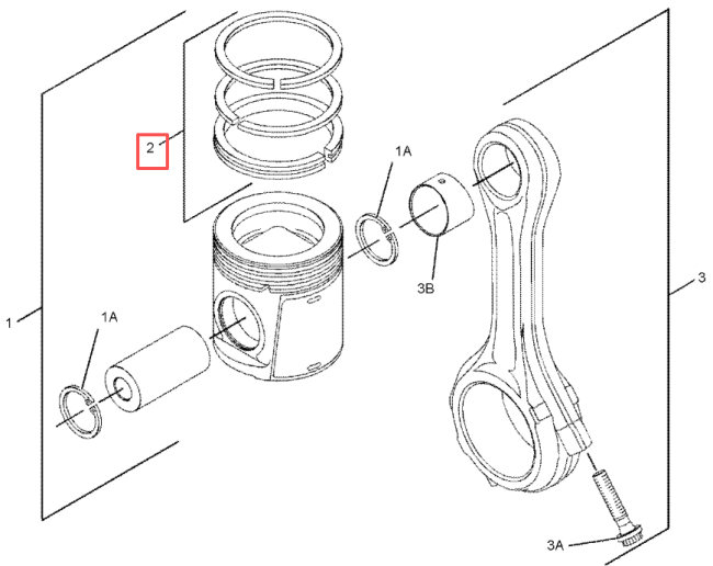 C.A.T Excavator Swing Motor Group installation diagram showing fuel transfer pump location