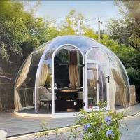 Quality PC Standing Garden Room Four Season Glass Bubble Houses for Hotel Business Trips for sale