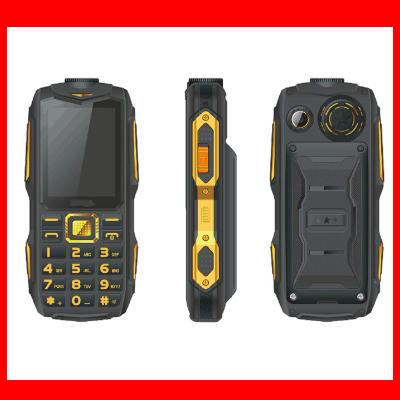 China 2.4inch Factory Sale Unlocked Phone Outdoor Mobile Waterproof Feature Phone with Power Bank and Torch Big Sound for sale
