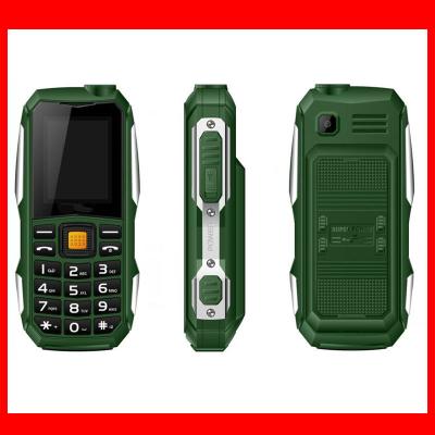 China 1.77 long standby battery tough military mobile phone with strong light high volume rugged tough phone for sale