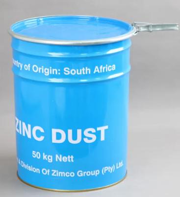 China Customizable 20L Tinplate Ink Pails With Metal Handle and Rubber Gasket Te koop