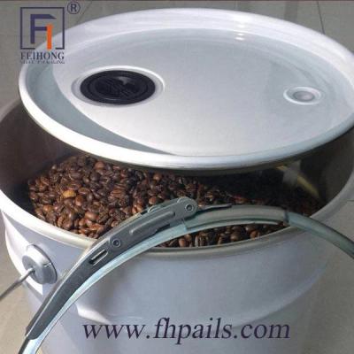 China Baldes selados de grãos de café de aço inoxidável à venda