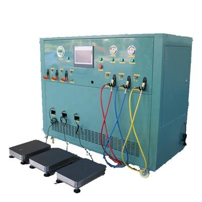 China CM20A Sistema de enchimento de recuperação de refrigerante de um estágio R134a R404a Máquina de recarga de recuperação à venda