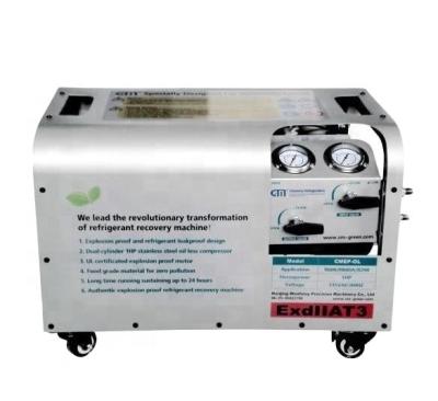 China Máquina de recuperação de gás de ar condicionado Sistema de recuperação de refrigerante freónico à prova de explosão à venda