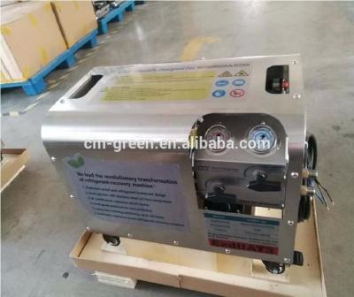China Máquina de recuperação e recarga de ar condicionado de alta velocidade r1234yf r134a Unidade de recuperação de refrigerante à venda