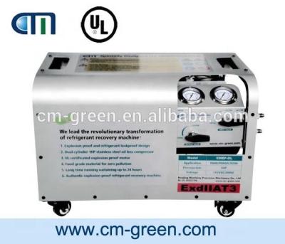 China Máquina de recuperação e recarga de ar condicionado de alta velocidade r1234yf r134a Unidade de recuperação de refrigerante à venda