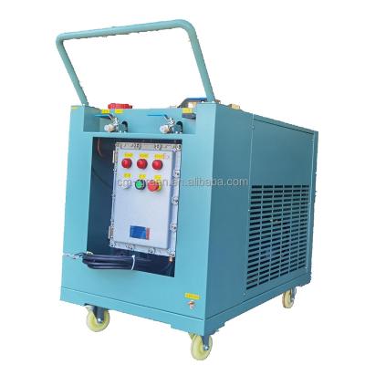 China R600a Sistema de recuperación de refrigerante aire acondicionado máquina de recarga ac a prueba de explosión máquina de recarga de recuperación de 4 HP en venta