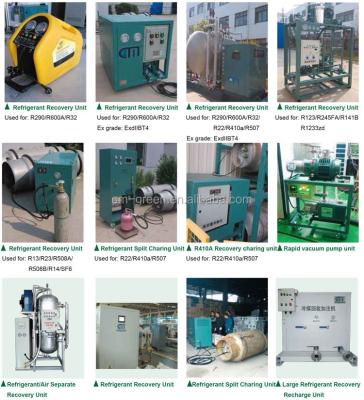中国 3段階のR404a冷媒補給機 フレオン分割充電ステーション 多局復元充電機 販売のため