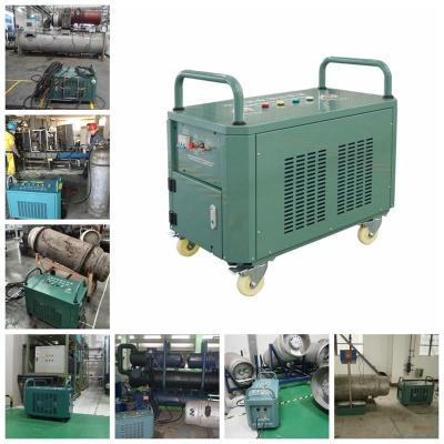 China Máquina de recuperação de refrigerante de 2 HP R134a sistema de recuperação a/c máquina de carga de recuperação de gás ac para unidades de parafusos à venda