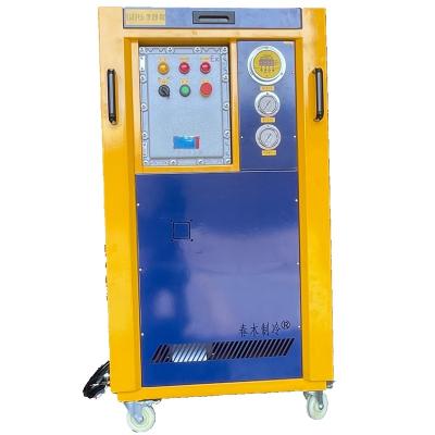 China sistema de recuperação de refrigerante inflamável R290 R600a máquina de recuperação à prova de explosão de 4 HP máquina de carregamento ac à venda