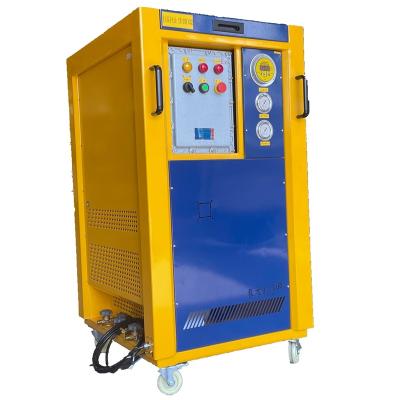 China sistema de recuperação de refrigerante inflamável R290 R600a máquina de recuperação à prova de explosão de 4 HP máquina de carregamento ac à venda