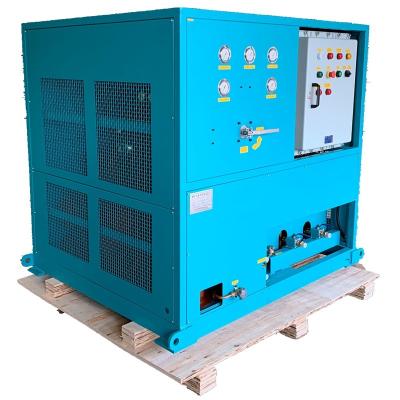 China R410a R407c R600a koelmiddel restgas terugwinningsmachine ac gasoplaadmachine 25HP terugwinningssysteem Te koop