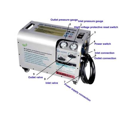 중국 R1234YF/R32/R600A 폭발 방지 냉각제 회수 프레온 R600 CMEP-OL 판매용