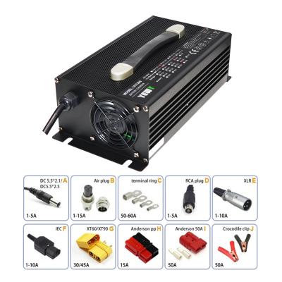 China 1200W 72V 120ah gel lithium ion battery charger 84V 12A for E-motorcycle battery charger for sale