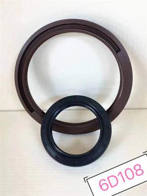 China motor de Front Oil Seal For Excavator del cigüeñal de 6D108 S6K 6D34 6D31 6D95 en venta
