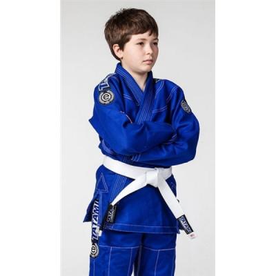Cina L'uniforme blu/arti marziali di jitsu di jiu dei bambini respirabili copre con la cintura bianca in vendita