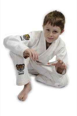 Cina Vestito bianco 100% di arti marziali dei kimono di Jiu Jitsu del cotone di abitudine per i bambini in vendita