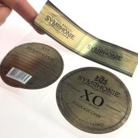 Quality Red Wine Bottle Whisky Plastic Vodka Shrink Label Red Wine Labels for sale