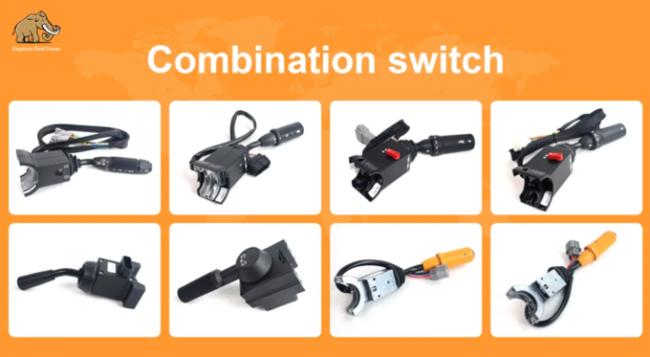Backhoe Loader Jcb Excavator Spare Parts Column Switch 701-70001 701-80296 In Stock 1