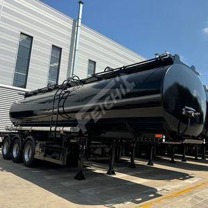 China Feichi Fuel Tank Semi Trailer Liquid Transport Semi Trailer 3 Axle 45000 Liters 5 Compartment Water Tanker Oil Fuel Tank Trailer for sale