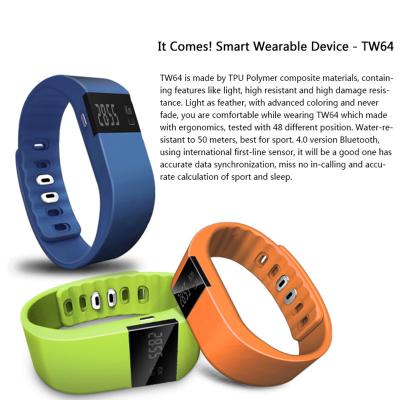 Κίνα Καλύτερος pedometer πώλησης ύπνος που ελέγχει το υγιές έξυπνο αθλητικό βραχιόλι bluetooth προς πώληση