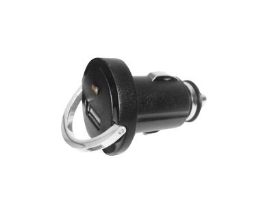 Cina dc 5V 1200 tassa dell'automobile di iPhone del nero CA40v15L 1.2A Apple di mA, incavo RoHS dell'accendino del sigaro dell'automobile in vendita