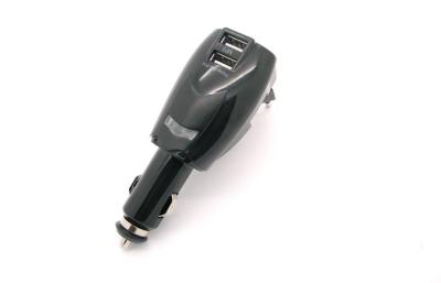 Cina 2 in 1 bassa temperatura mobile del caricatore 5V 3.0A dell'automobile di USB dell'universale, cortocircuito in vendita