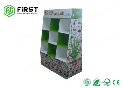 Chine Support d'affichage se pliant ondulé promotionnel de papier de carton de POP d'impression d'OEM/ODM à vendre