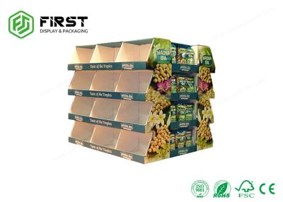 Chine Support d'affichage se pliant ondulé promotionnel de papier de carton de POP d'impression d'OEM/ODM à vendre