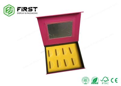 Chine Boîte-cadeau fait sur commande d'emballage de Logo Paper Cardboard Luxury Magnetic avec l'insertion pour des cils à vendre