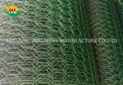 China Stainless Steel 150 Feet Length Hexagonal Wire Netting Mesh Plastic Coated for sale
