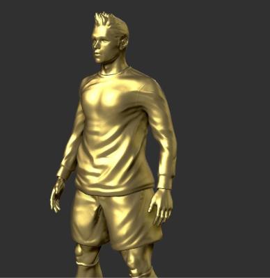 China World Cup football player resin figure sculpture customized various star player design for sale