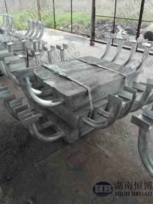 中国 2.7 G/cm3 アルミ製 犠牲アノード 正方形/四角形/トラペゾイド形 販売のため