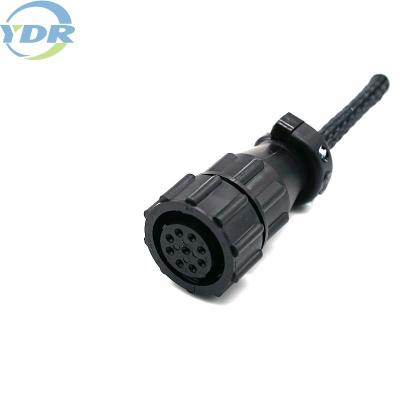 중국 몰렉스 0022552202 케이블에 대한 30AWG-24AWG 전자적 배선 장비 TE 206485-1 연결기 판매용