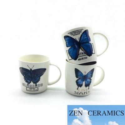Chine Le café en céramique de taille animale mignonne de 88mm attaque 10oz FDA certifié à vendre