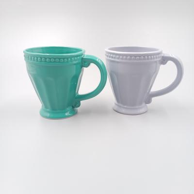 중국 작은 230ml 8Oz 세라믹 도자기 찻잔 개인화된 가정 사용 판매용