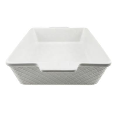 중국 Ramekin 세라믹 코팅 제빵기구 화이트 블랭크 맞춤형 판매용