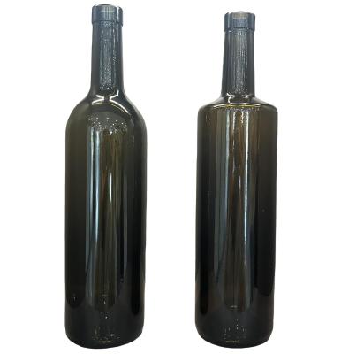 Cina Frutta rossa chiara Bordeaux Rotonda Bottiglie di vino da 750 ml con tappi di sughero Bevande industriali in vendita