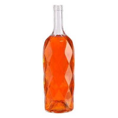 China Industrielle 1L Glasflasche für Getränke Fein Gin Wein Spirituosen Flaschen zu verkaufen
