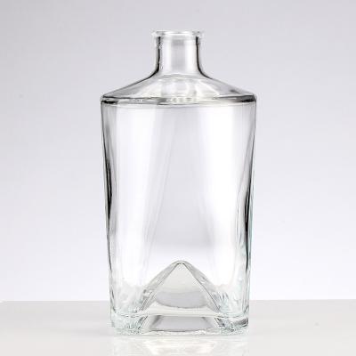 Cina Legno naturale di sughero e vetro trasparente Flint Gin di lusso 100ml 200ml 375ml 500ml 750ml in vendita