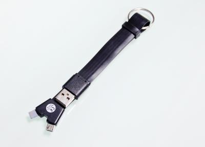 Cina 2 in 1 cavo di dati piano di Keychain USB 20cm, il micro/6pin digiuna cavo di carico in vendita