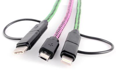 Cina Cavo ad alta velocità del micro/8pin USB del cavo di USB del fulmine del PVC per il iPhone/il iPad in vendita