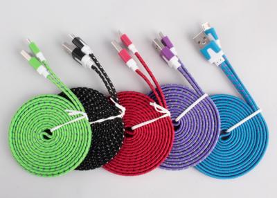Cina Cavo di carico di USB di tono di 2 colori micro, Mirco al cavo di carico del piano di USB in vendita