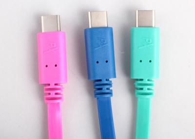 Cina Tipo di cavo di carico di base piano del PVC micro USB C ad USB 3ft 6ft 10ft multicolore in vendita