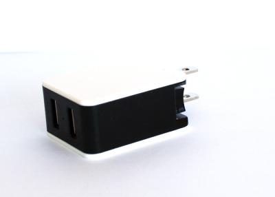 Cina L'UL ha certificato l'adattatore 2.4A 12W della parete di USB di viaggio con la spina piegante di 2 USB in vendita