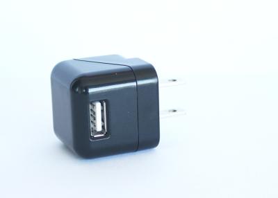 Cina 5V neri si raddoppiano caricatore della parete del Usb con la cassa pieghevole metallo/della spina per il cellulare in vendita
