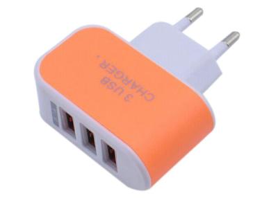 Cina alta velocità multicolore europea dell'adattatore di spina di viaggio di 3.1A 3 USB per fare pagare in vendita