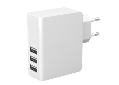 Cina adattatore elettrico europeo del caricatore della parete 3.1A delle porte USB europee dell'adattatore 3 in vendita