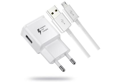 Cina Un adattatore europeo del caricatore della parete di USB del porto 2,1 amp per il iPhone ed i telefoni di Samsung in vendita