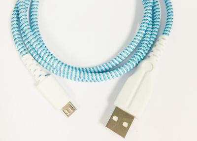 Cina Lucentezza intrecciata capa della plastica l'alta ha intrecciato il micro del cavo di sincronizzazione & del carico/fulmine/tipo-c in vendita